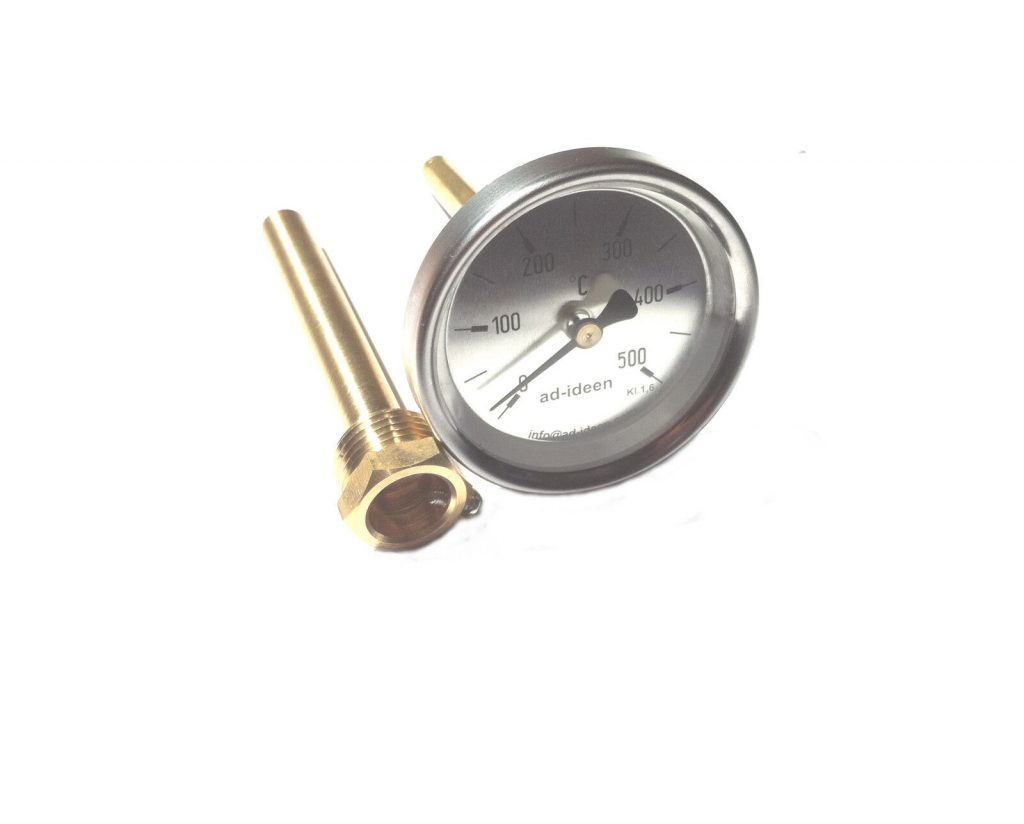 500°C Thermometer 100 mm Ofenthermometer Backofenthermometer mit ...